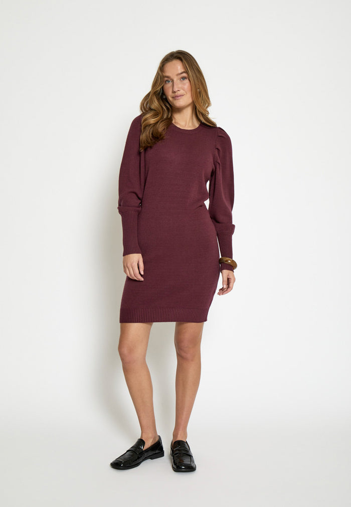 Anissa Dress - Tawny Port