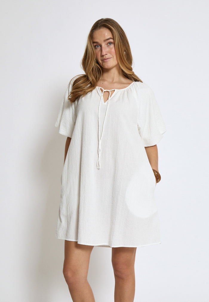 DSGeorgia Short Dress - Cloud Dancer
