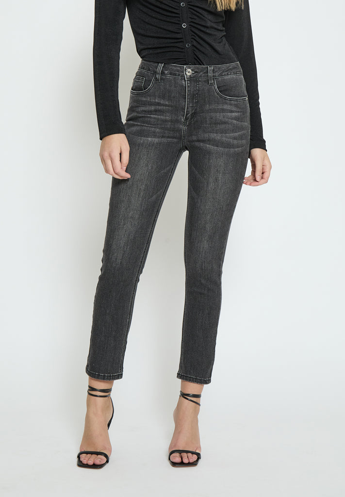 DSLucky New Jeans MW - SORT VASKET
