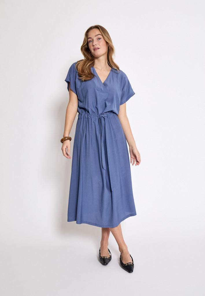 MSLucie Midi Dress - Citadel Blue