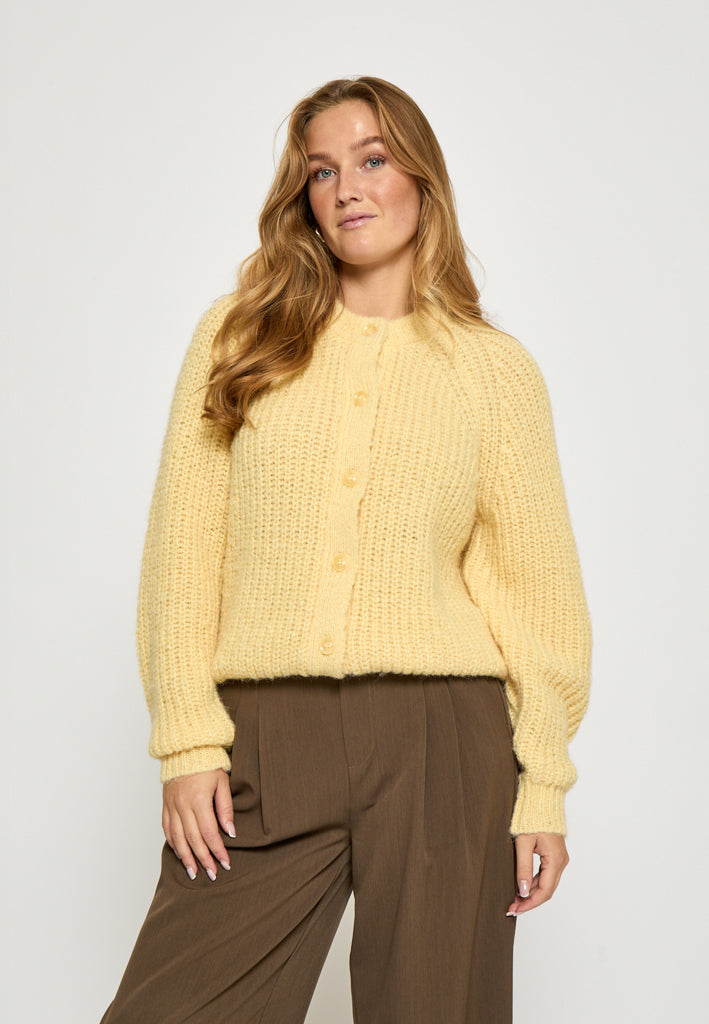PCMabelle GRS Knit Cardigan - FRENCH VANILLA